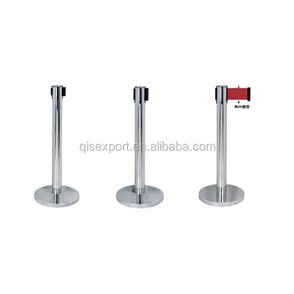 Stackable Safety Aluminium Retractable Queue Pole - Buy Aluminium Queue ...