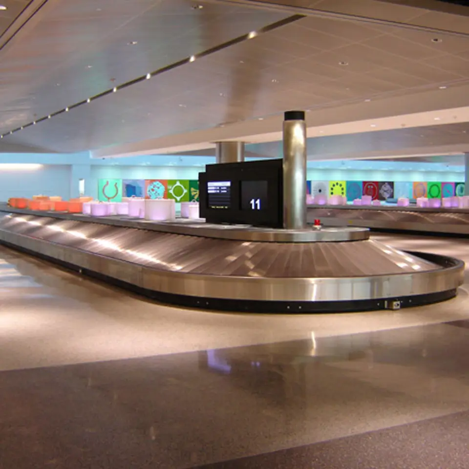 Airport Aviation Belt System Baggage Cargo Carousel Conveyor Belt - Buy ...