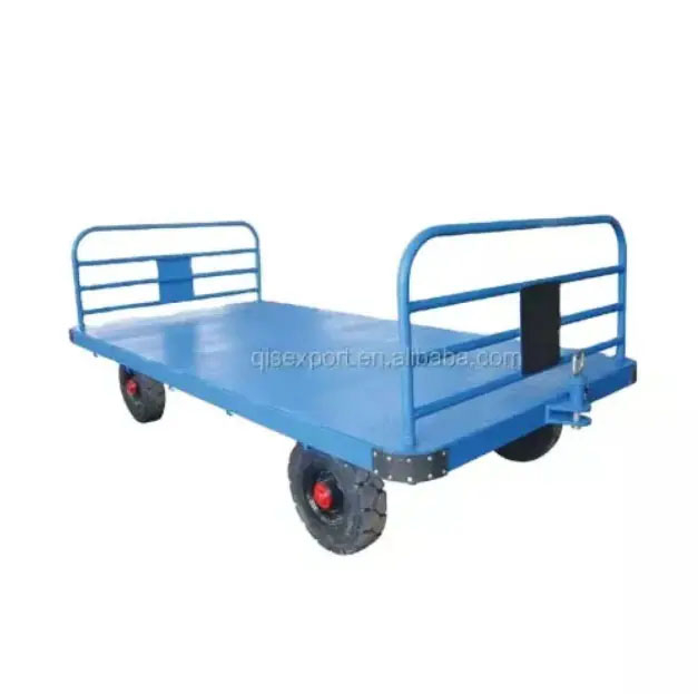Airport Pallet Transport Container Conveyor Dolly Baggage Trailer - Buy ...